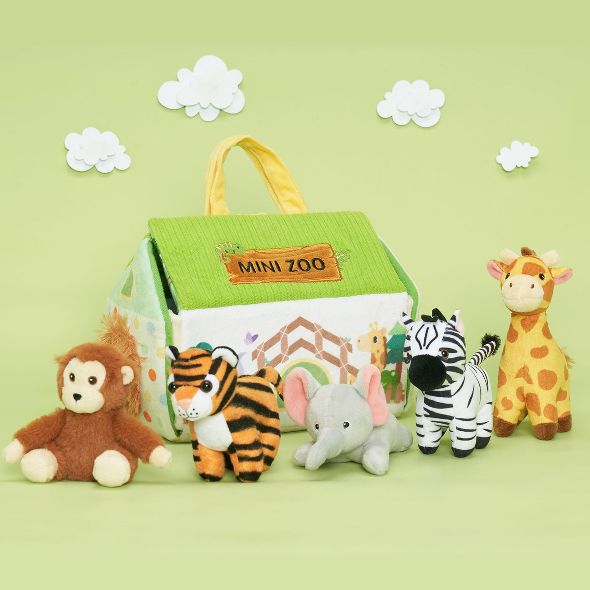 Personalized Baby's First Fun Colorful Zoo Set 6-Piece Set – Ifrodoll