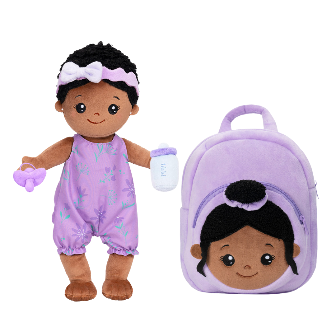 Baby First Doll for Infant Girl, Black Baby Doll Gift for Black ...