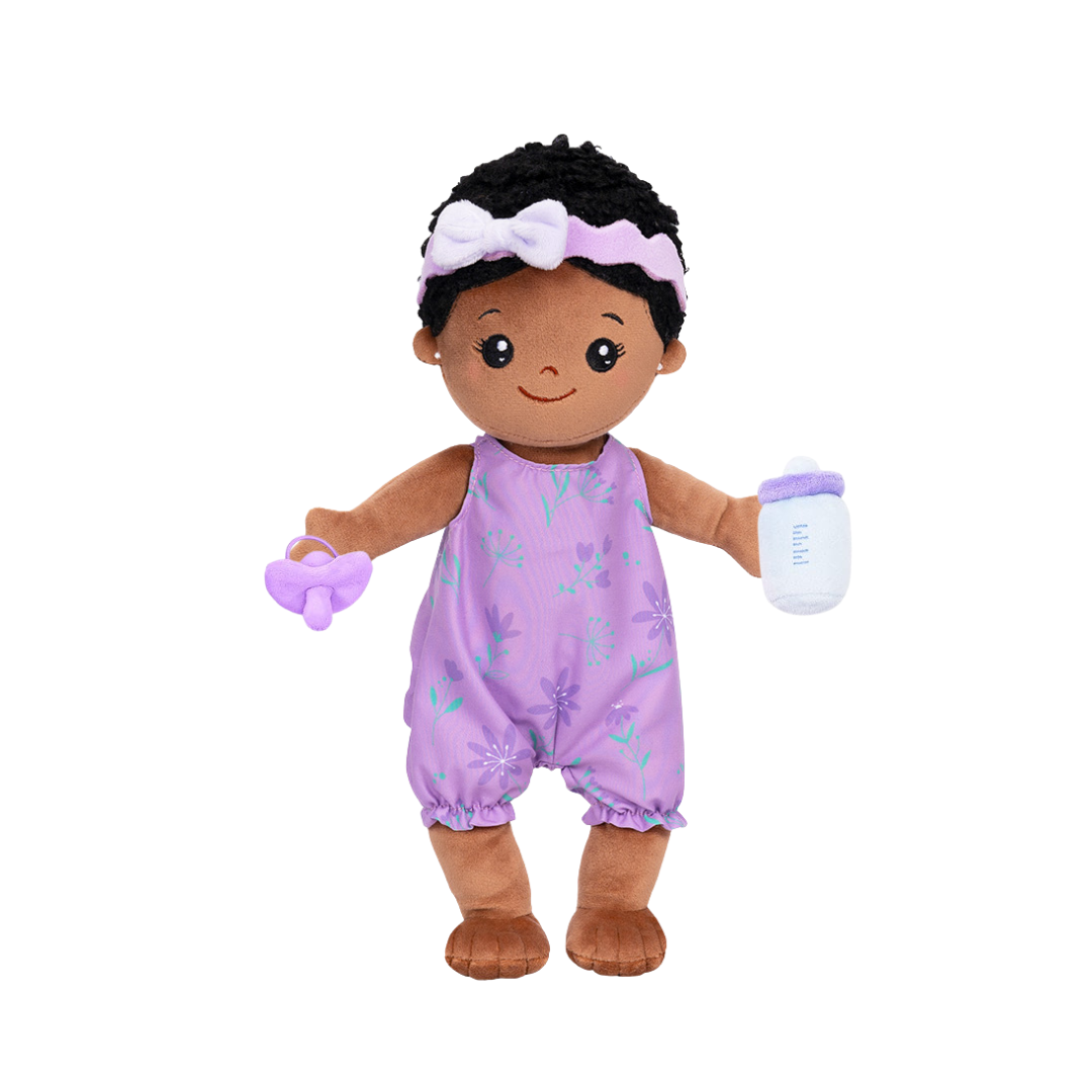 Baby First Doll for Infant Girl, Black Baby Doll Gift for Black ...