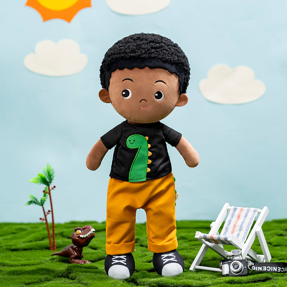 Black Dolls for Boys, First Birthday Present Ideas, Plush Boy Doll ...